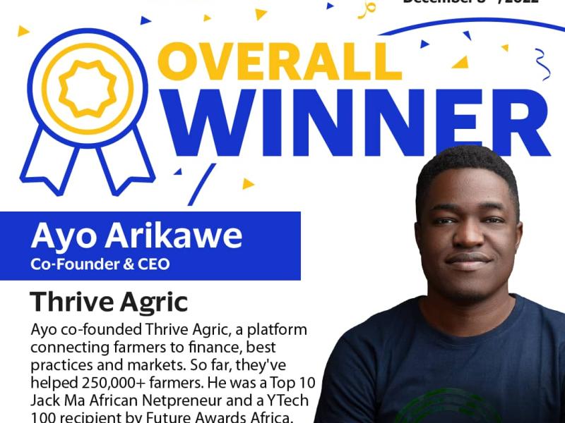 Thrive Agric, société nigériane remporte l’édition 2022 du programme mondial Visa Everywhere ...